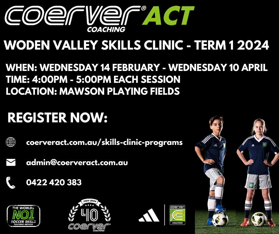 WVSC Coerver Coaching Skills Clinic Term 1 – WODEN VALLEY SOCCER CLUB CLUB